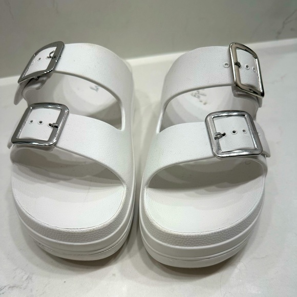 Wonderly | Shoes | Wonderlu Platform Sandal With Silver Buckles | Poshmark